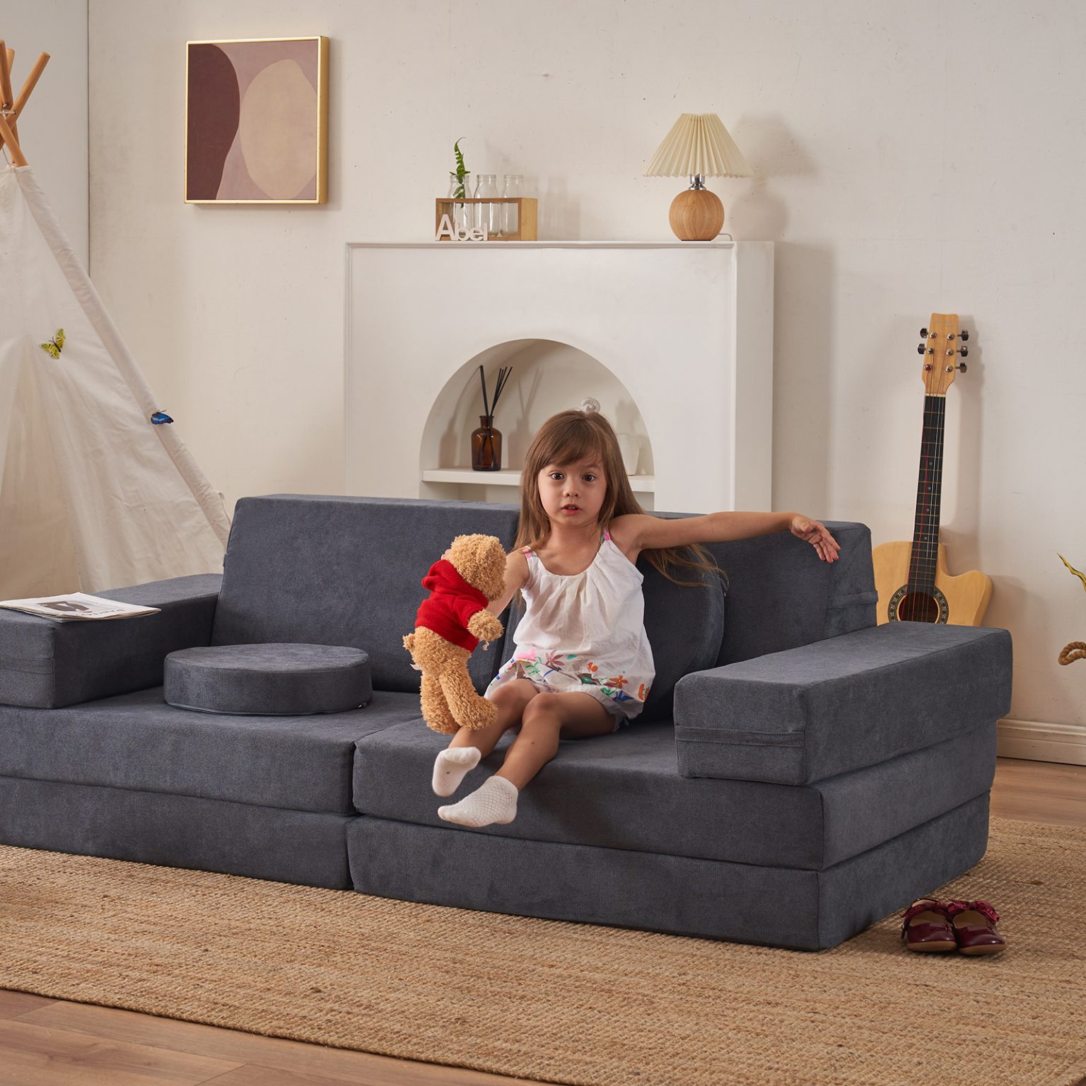 Kids' 10 Piece Play Couch - JELA KIDS COUCH